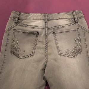 Cache | Jeans | Cache Bedazzled Washed Black Jeans | Poshmark